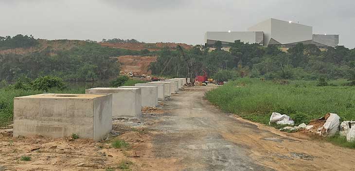 Calabar Monorail Construction April 2015